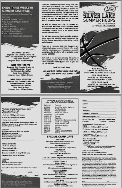 Silver Lake Summer Hoop Basketball Camp